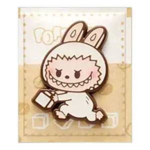POP MART Pop Bean Coffee Factory Labubu White Sugar Seasoning Fridge Magnet - Multi-color