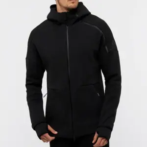 Adidas Logo Knit Hooded Jacket