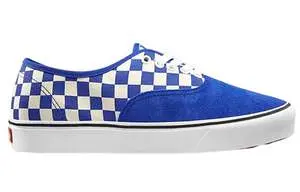 VANS Comfycush Authentic Checkerboard Sneakers - Blue