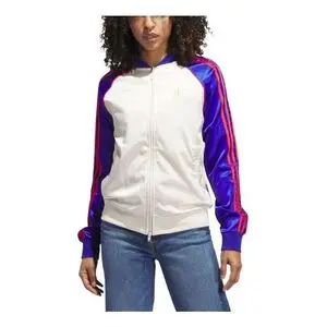Adidas Satin Sst Track Jacket - White/purple