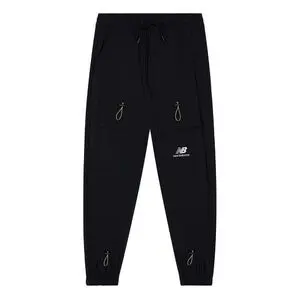 NEW BALANCE Casual Sweatpants Asia Sizing 'black - Black/white