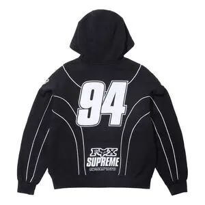 Supreme X Fox Racing Zip Up Hooded Sweatshirt
