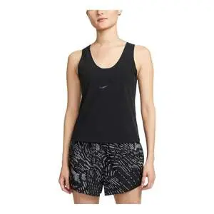 Nike Dri-fit Run Division Convertible Running Tank - Black
