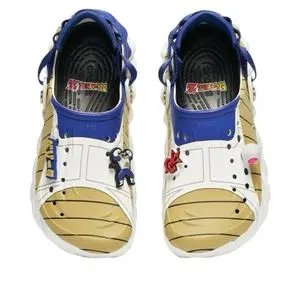 CROCS X Dragon Ball Z Echo Clog "vegeta - Tan/blue/white