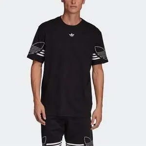 Adidas Originals Outline Tee Round Neck Short Sleeve