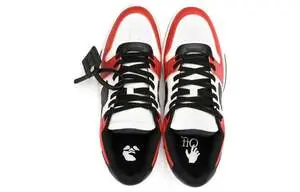 Off-White Out Of Office Low Top Sneakers - Red/white/black
