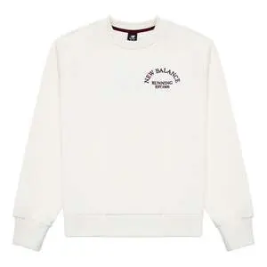 NEW BALANCE Crewneck Sweatshirt - White