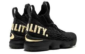 Nike Lebron 15 "equality" High Top Sneakers - Black