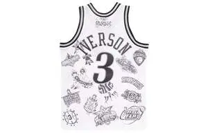 Mitchell & Ness Nba Ai World Tour Swingman Philadelphia 76ers Jersey White - None