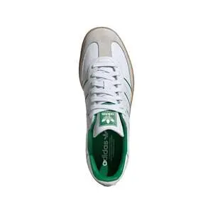 Adidas Samba Og "crystal White Green" Sneakers - Cloud White/crystal White/green