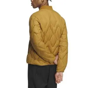 Adidas Padded Varsity Bomber Jacket - Yellow