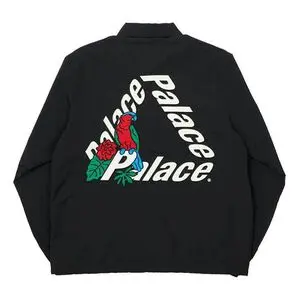 PALACE Embroidered Logo Coach Jacket - Black