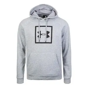 Under Armour Rival Fleece Hoodie With Logo - Grey