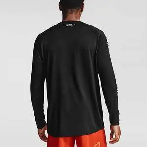 Under Armour Long Sleeve Shirt With Triple Logo Detail