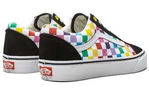 VANS Old Skool Rainbow Checkerboard Sneakers - Multi-color