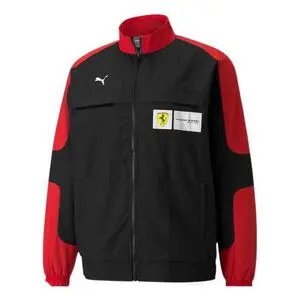 PUMA Ferrari Race Statement Woven Jacket - Black/red/white
