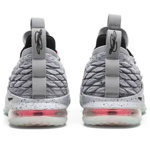 Nike Lebron 15 Low Ep Athletic Sneakers - Grey/pink