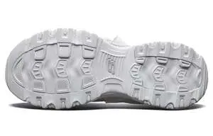 Sketchers D'lites 1.0 Gs Sneakers With Bow Detailing - White