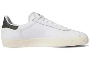 Adidas Gazelle Adv Low Top Sneakers - White/olive