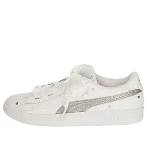 PUMA Smash V2 Ribbon Retro Low Top Sneakers - White