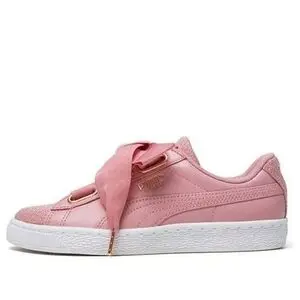 PUMA Basket Heart Woven Rose Sneakers - Pink
