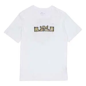 Nike Dri-fit Lebron Printing Basketball Sports T-shirt 'white - Multi-color