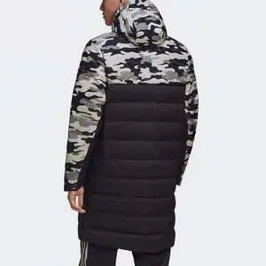 Adidas Manchester United Hooded Camouflage Down Jacket
