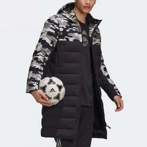 Adidas Manchester United Hooded Camouflage Down Jacket