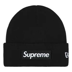 Supreme Fw25 New Era Bo Logo Beanie - Black