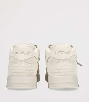 Off-White Suede Out Of Office Sneakers - Beige