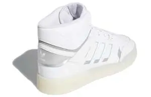 Adidas Originals Drop Step High Top Sneakers - White/silver