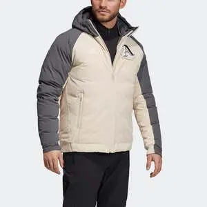 Adidas Vrct Jkt Down Jacket - Browngraymulti-color