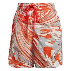 Adidas Stella Mccartney Truepurpose Printed Training Shorts - Orange/white