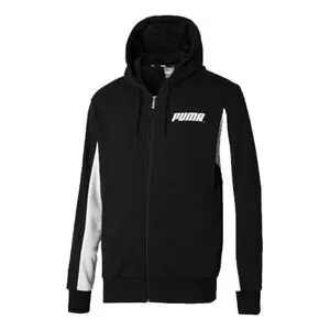 PUMA Rebel Hooded Jacket - Black