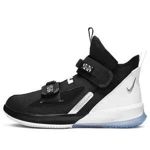 Nike Lebron Soldier 13 "chrome" High Top Sneakers - Black