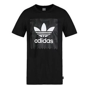 Adidas Originals Logo Casual Sports Short Sleeve - Black