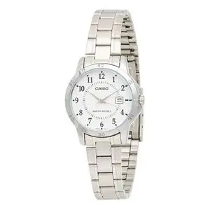 Casio Stainless Steel Quartz Analog Watch - Silver