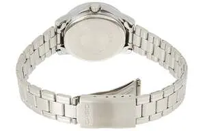 Casio Stainless Steel Quartz Analog Watch - Silver