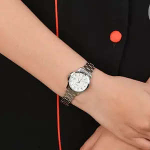 Casio Stainless Steel Quartz Analog Watch - Silver
