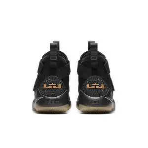 Nike Lebron Soldier 11 Gum High Top Sneakers - Black