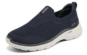 Sketchers Go Walk 6 Warnock Slip-on Sneakers - Navy