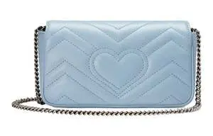 Gucci Gg Marmont Super Mini Bag - Blue