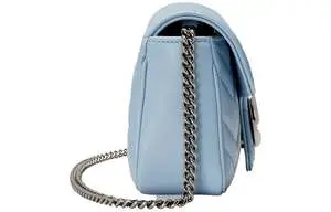Gucci Gg Marmont Super Mini Bag - Blue