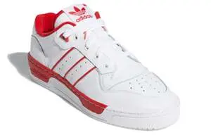 Adidas Rivalry Low "white Scarlet - White/red