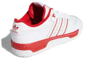 Adidas Rivalry Low "white Scarlet - White/red