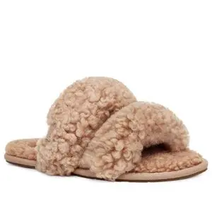 UGG Maxi Curly Scuffetta Slipper - Sand