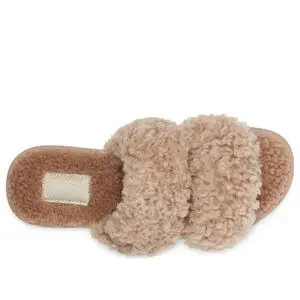 UGG Maxi Curly Scuffetta Slipper - Sand