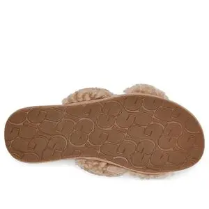 UGG Maxi Curly Scuffetta Slipper - Sand