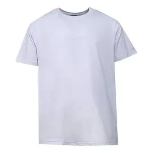 NEW BALANCE Logo Embroidered Knit Sports Round Neck Short Sleeve Couple Style - Purple