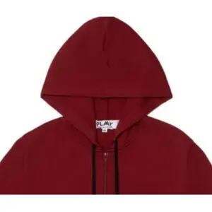 Play Comme Des Garcon X Invader Zipped Hoodie - Red